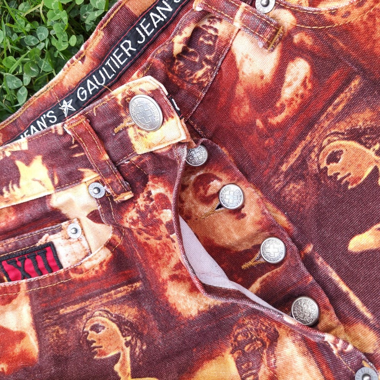 Jean Paul Gaultier Face Adonis Portrait Vintage Punk Anarchy Fight ...