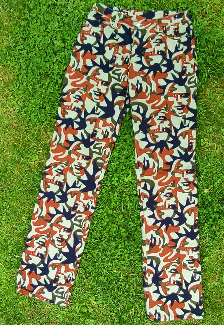 Jean Paul Gaultier Fight Against Racism Camouflage Camo Military Punk ...