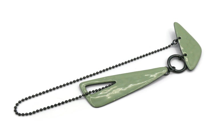 JEAN PAUL GAULTIER Hanging Mobile Dangling Earrings For Sale at 1stDibs