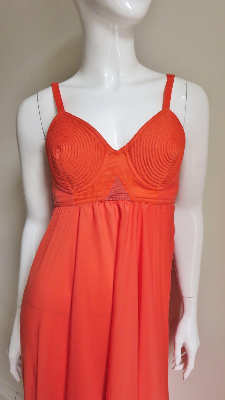 Jean Paul Gaultier Madonna esque Cone Bra Dress For Sale at 1stDibs ...