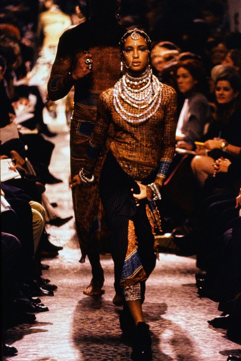 Jean Paul Gaultier Mesh Nomad Ethnic Tribal Aztec Tattoo Tatouages ...