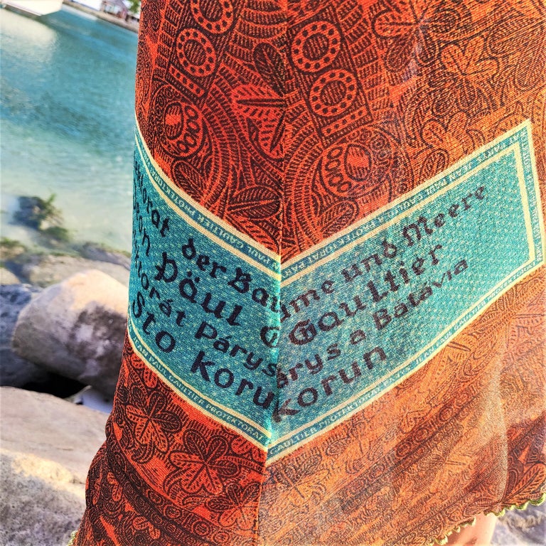 Jean Paul Gaultier Mesh Nomad Ethnic Tribal Aztec Tattoo Tatouages ...