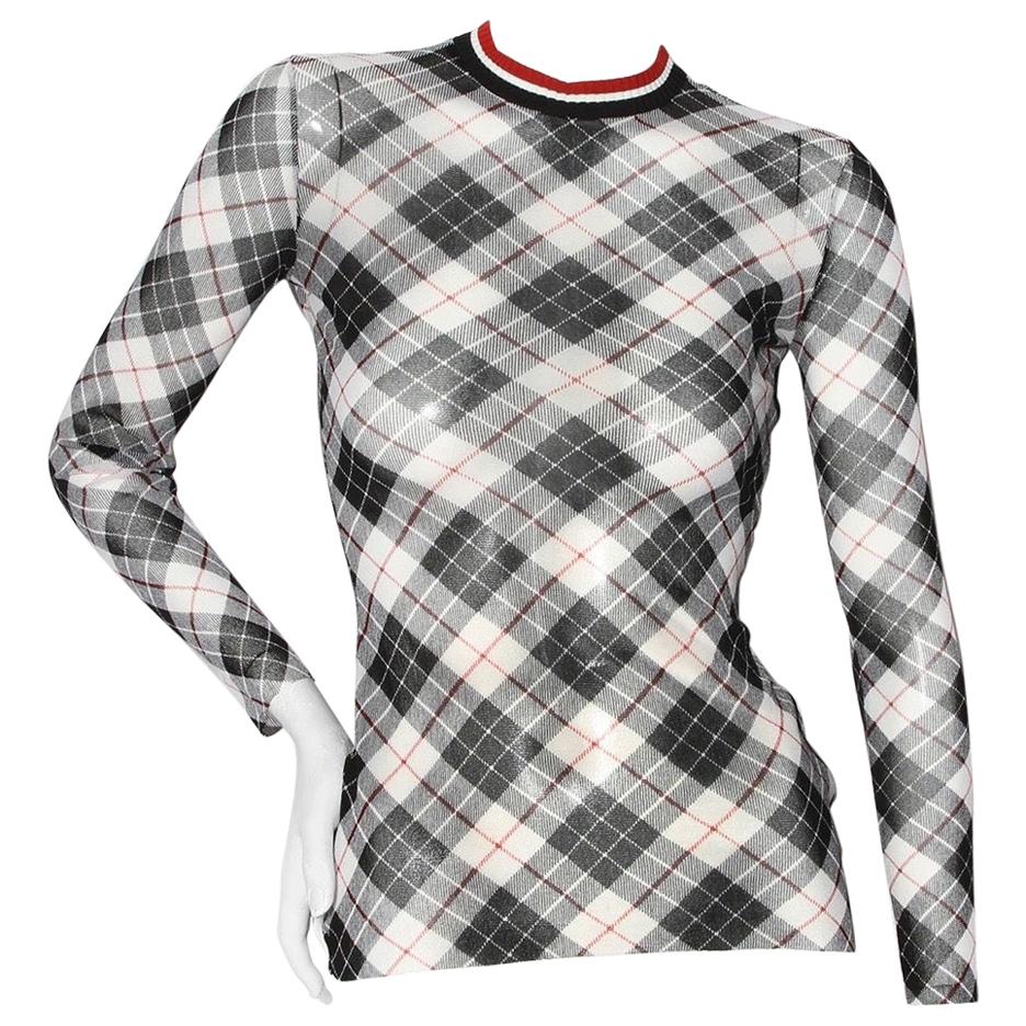 Jean Paul Gaultier Tattoo Mesh Top Unisex at 1stDibs | jean paul ...