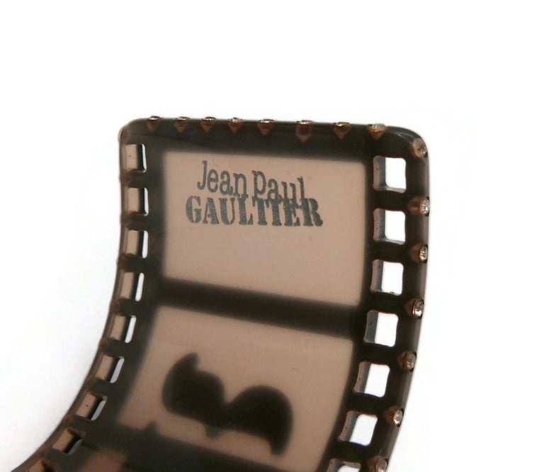 JEAN PAUL GAULTIER Resin Movie Film Strip Bracelet For Sale at 1stDibs