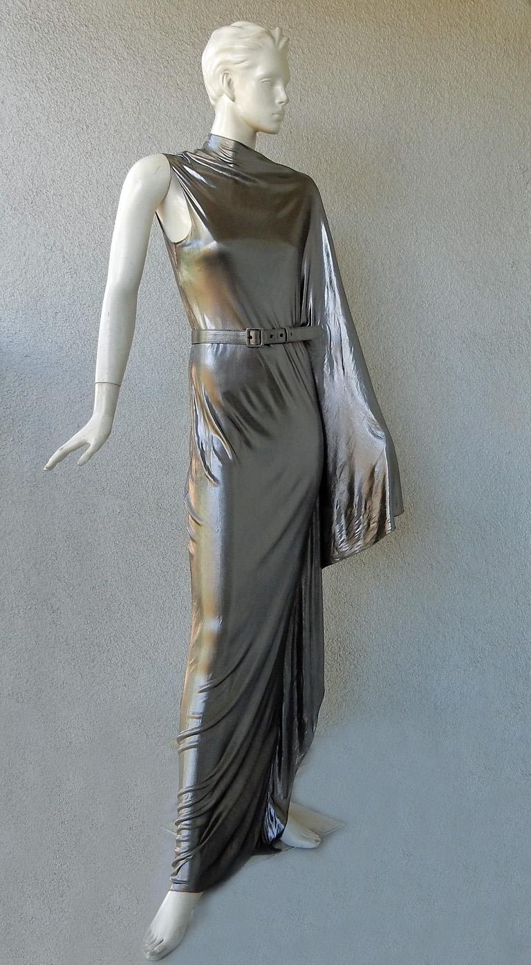 Jean Paul Gaultier Runway Asymmetric Toga Long Dress Gown New! For Sale ...