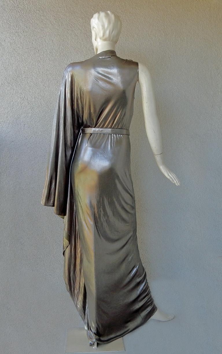 Jean Paul Gaultier Runway Asymmetric Toga Long Dress Gown New! For Sale ...
