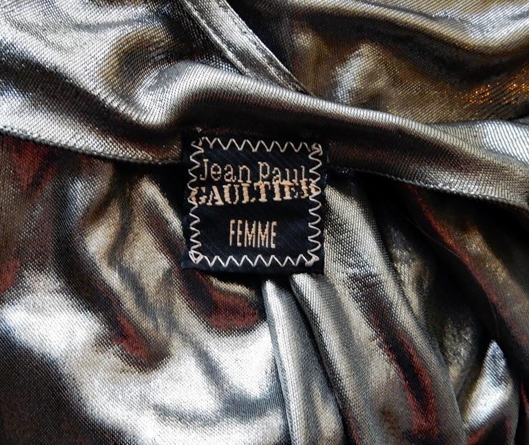 Jean Paul Gaultier Runway Asymmetric Toga Long Dress Gown New! For Sale ...