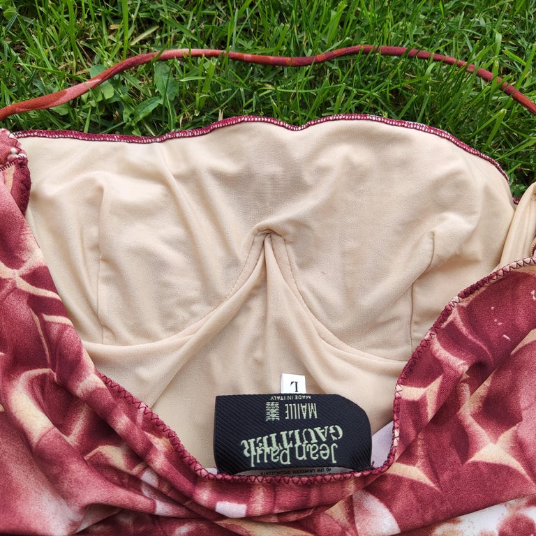 Jean Paul Gaultier Satan Devil Demon Hell 2001 Brown Bikini One Piece ...