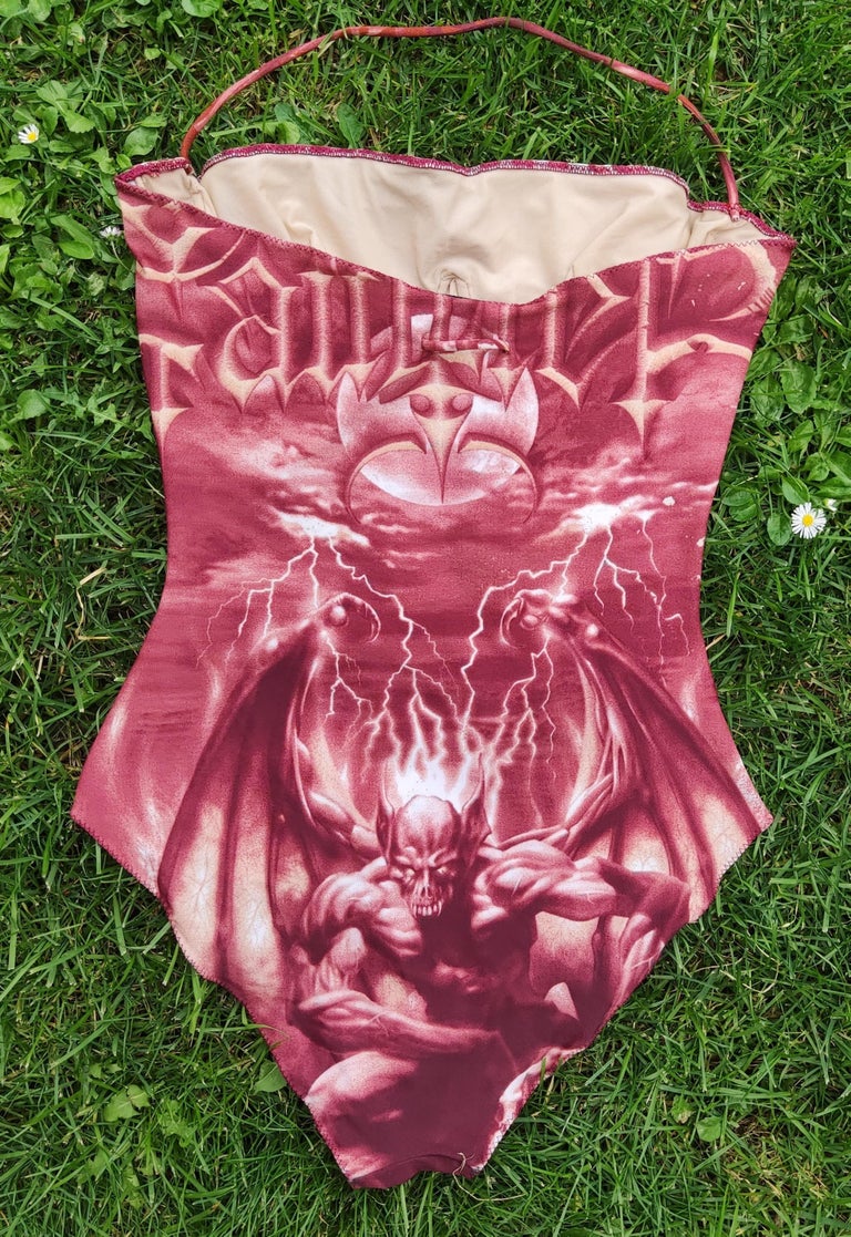 Jean Paul Gaultier Satan Devil Demon Hell 2001 Brown Bikini One Piece ...