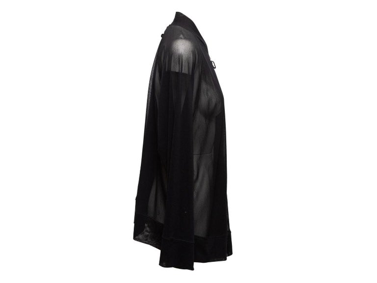 Jean Paul Gaultier Soleil Black Mesh Jacket For Sale at 1stDibs