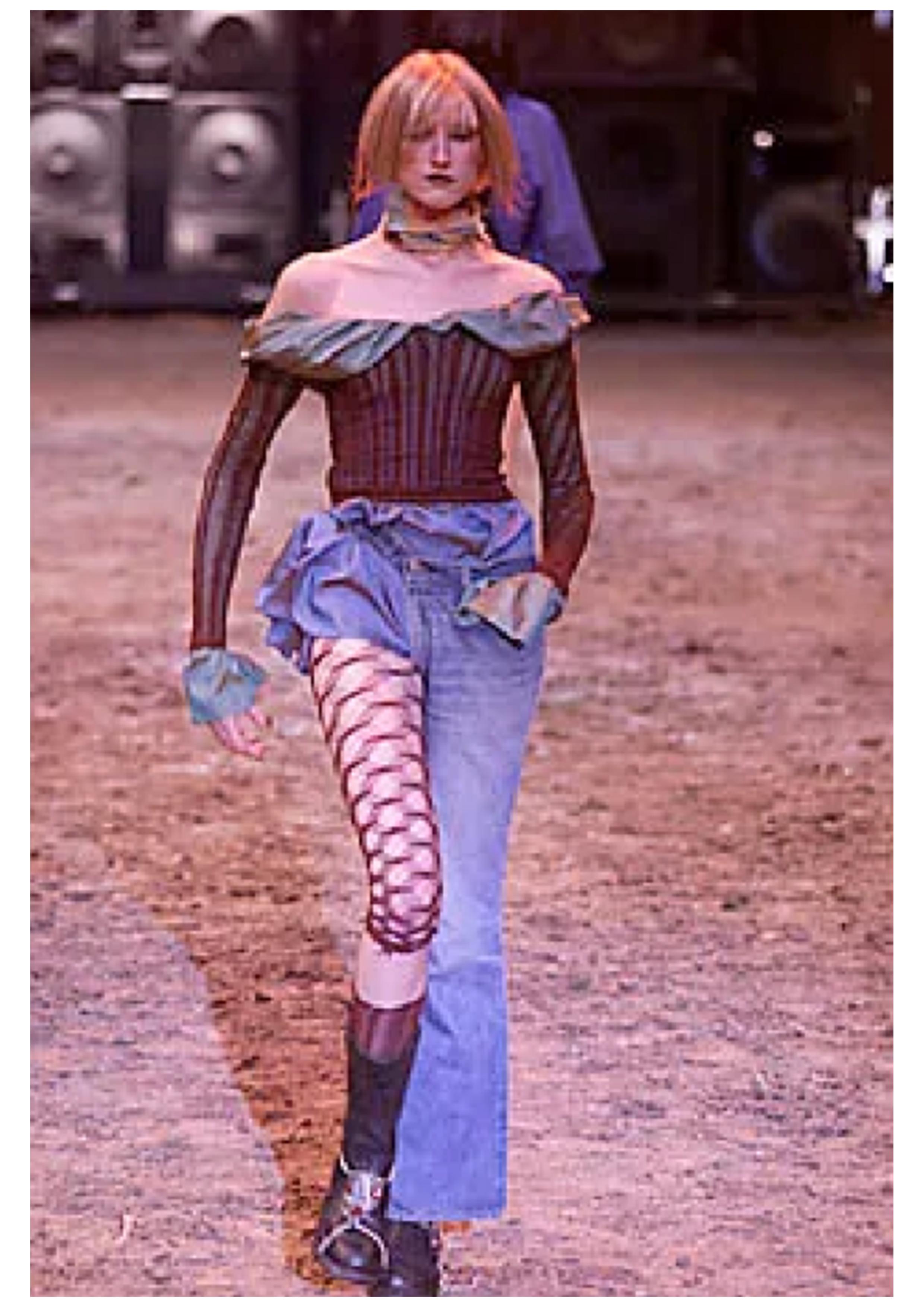 Jean Paul Gaultier Spring/Summer 2001 Taffeta Top For Sale at 1stDibs