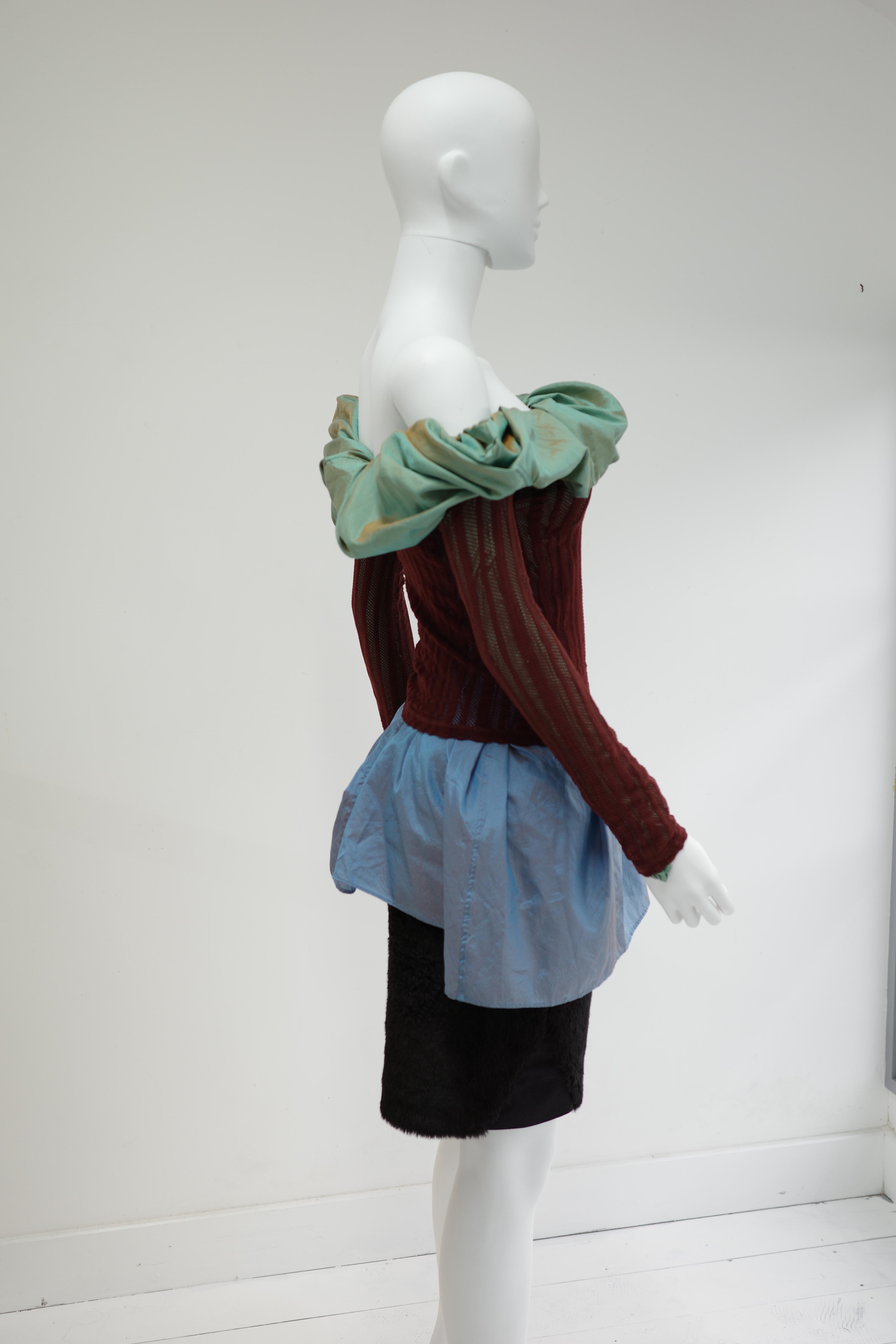 Jean Paul Gaultier Spring/Summer 2001 Taffeta Top For Sale at 1stDibs