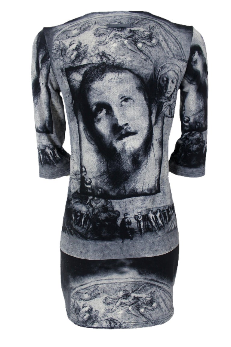 Jean Paul Gaultier Vintage Classique Label Religious Icon Dress 1990's ...
