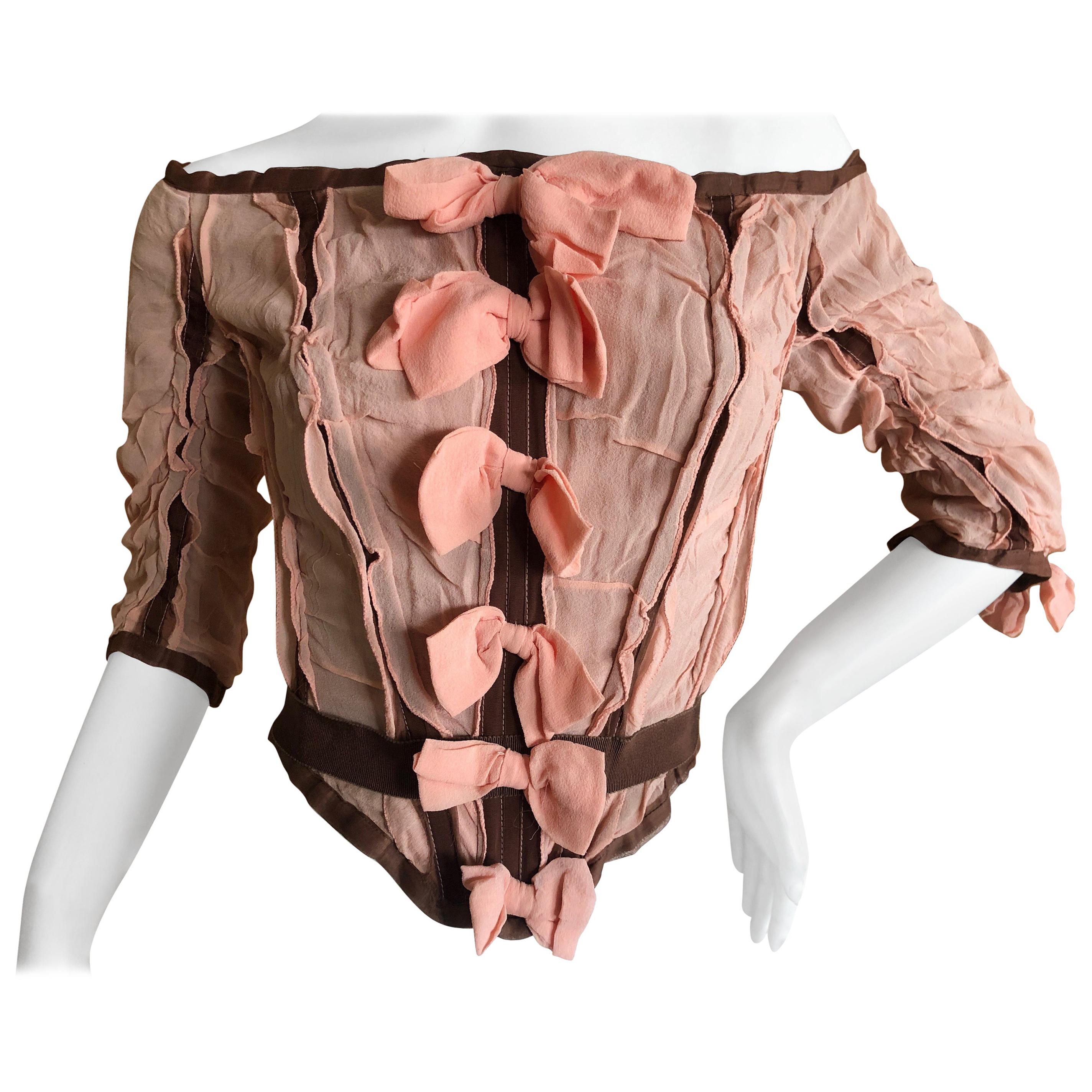 Jean Paul Gaultier Vintage Eighteenth Century Style Off the Shoulder ...