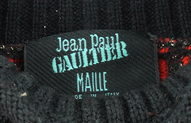 Jean Paul Gaultier Vintage Knit Circuit Board Sweater For Sale at ...