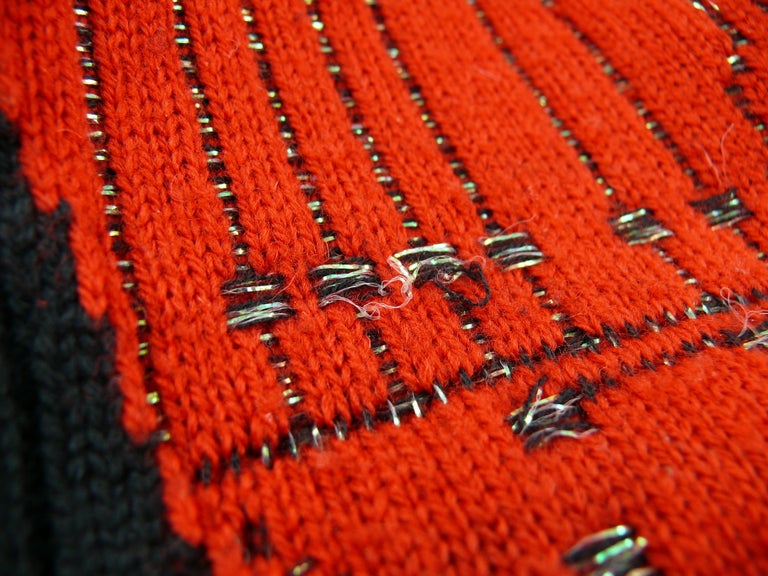 Jean Paul Gaultier Vintage Knit Circuit Board Sweater For Sale at ...