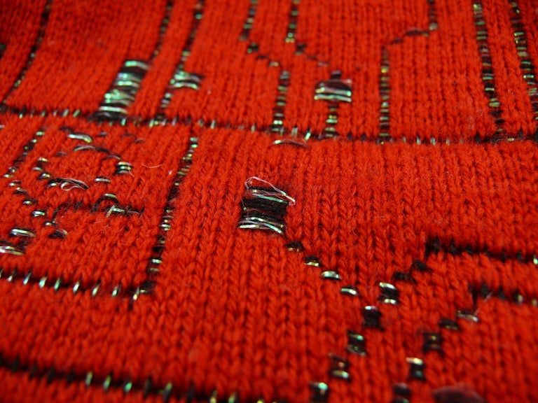 Jean Paul Gaultier Vintage Knit Circuit Board Sweater For Sale at ...