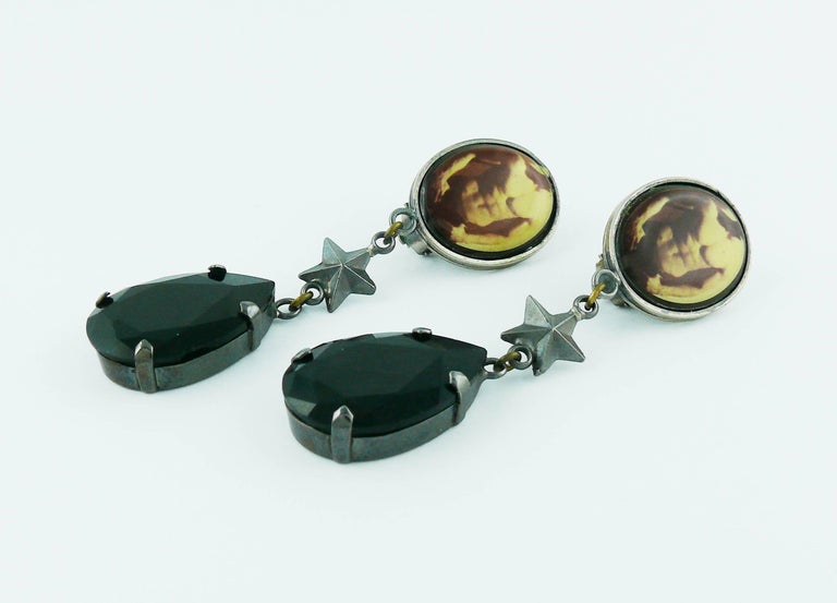 Jean Paul Gaultier Vintage Torso Print Dangling Earrings at 1stDibs ...