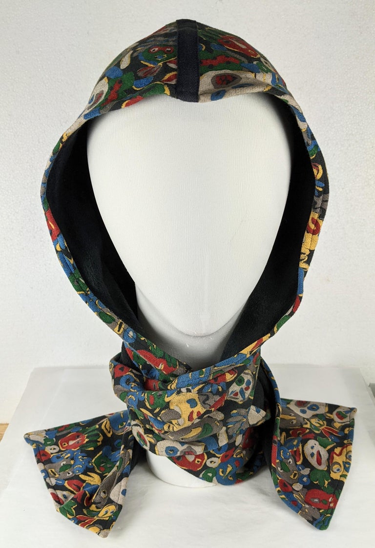 Jean Paul Gaultier Carnivalle Head Scarf F/W 1984 For Sale at 1stDibs