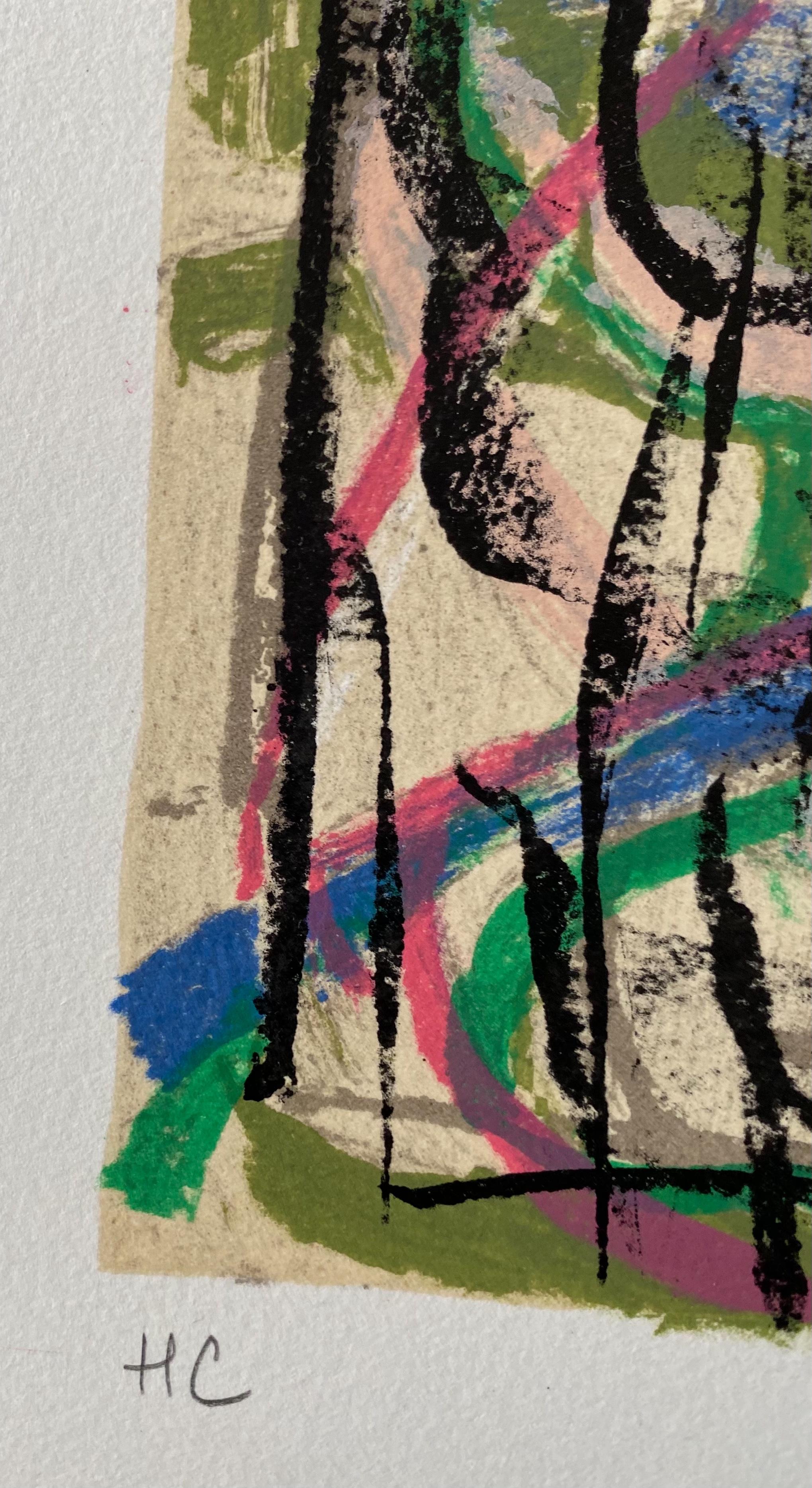 Jean Paul Riopelle - Mois Mondial Du Coeur, 1972, Original lithograph ...