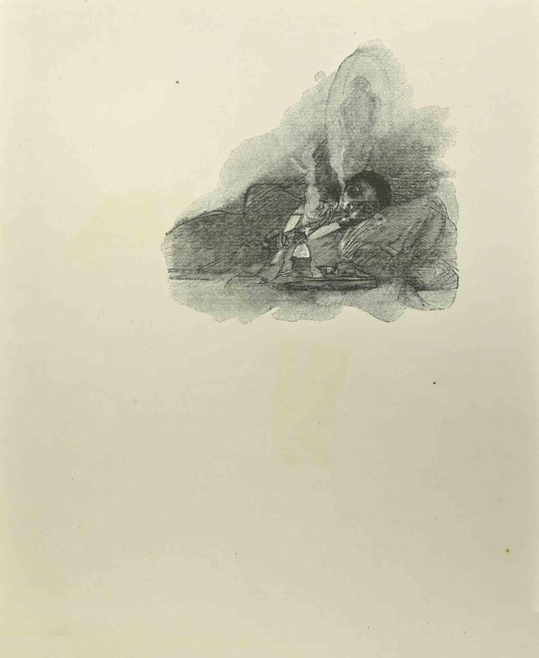 Woman - Woodcut after Jean Paul Sauget - 1921 For Sale at 1stDibs