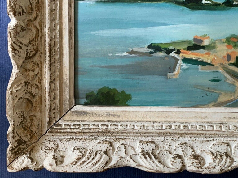 Jean Peltier - 1940's SIGNED FRENCH IMPRESSIONIST OIL - BEAULIEU SUR ...