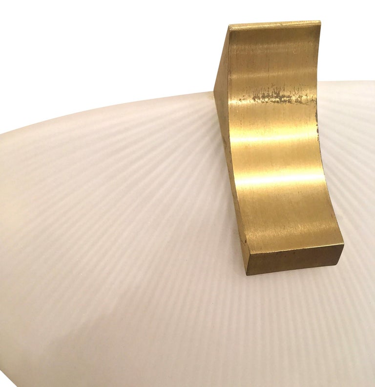 Jean Perzel French Art Moderne Frosted Glass Wall Sconces For Sale at ...