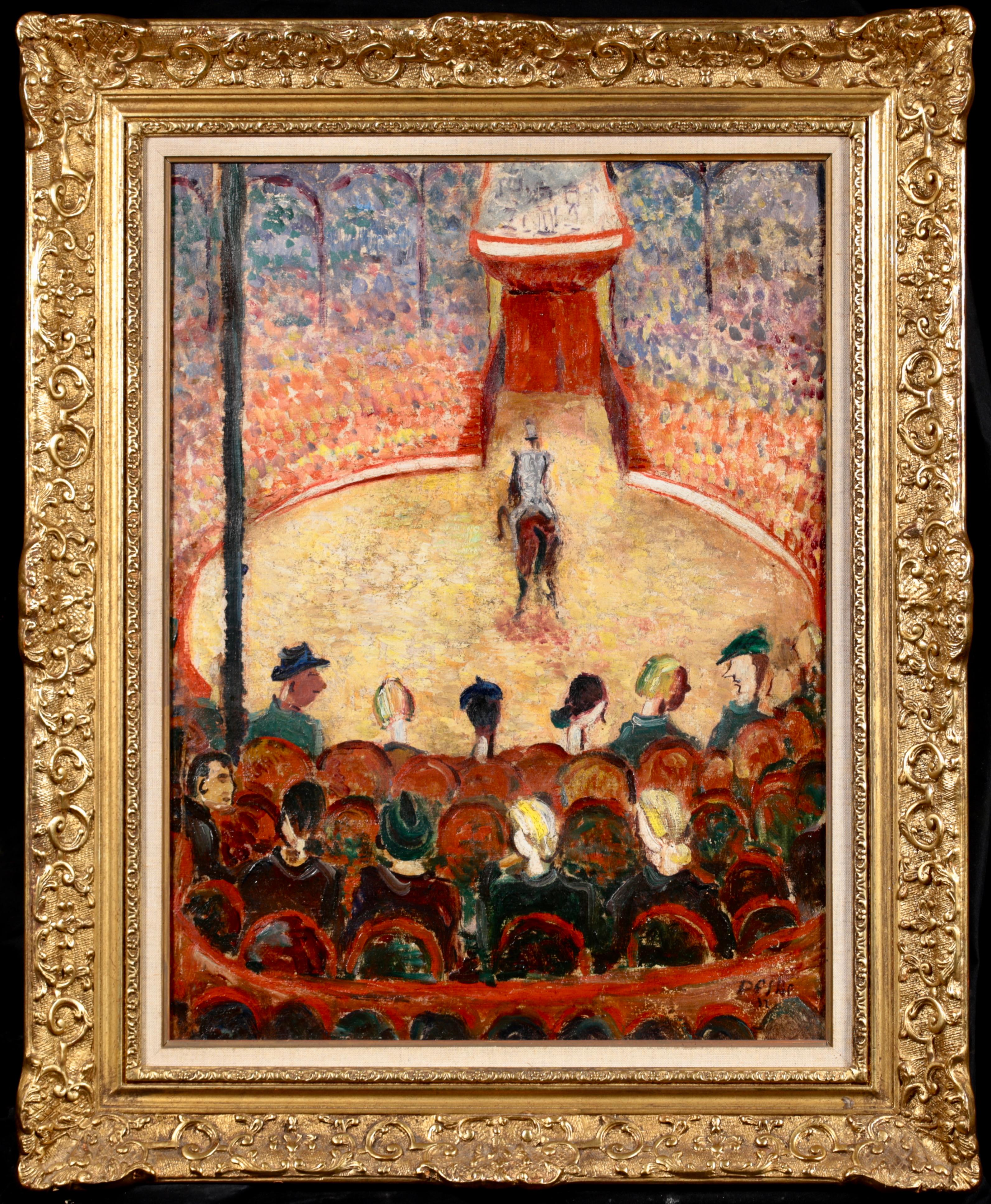 Emilio Grau Sala - "Padock en Normandie" Oil on Canvas by 20th Century Spanish Artist E. Grau ...