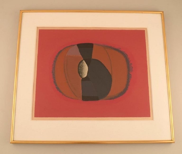 Jean Piaubert (1900-2002) France. Color lithography. Concrete ...