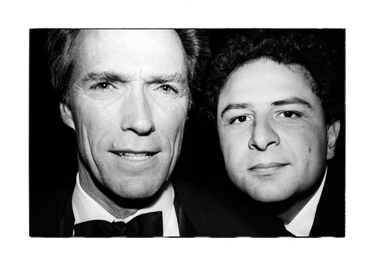 Jean Pigozzi - Clint Eastwood avec l'artiste, Cannes En vente sur 1stDibs