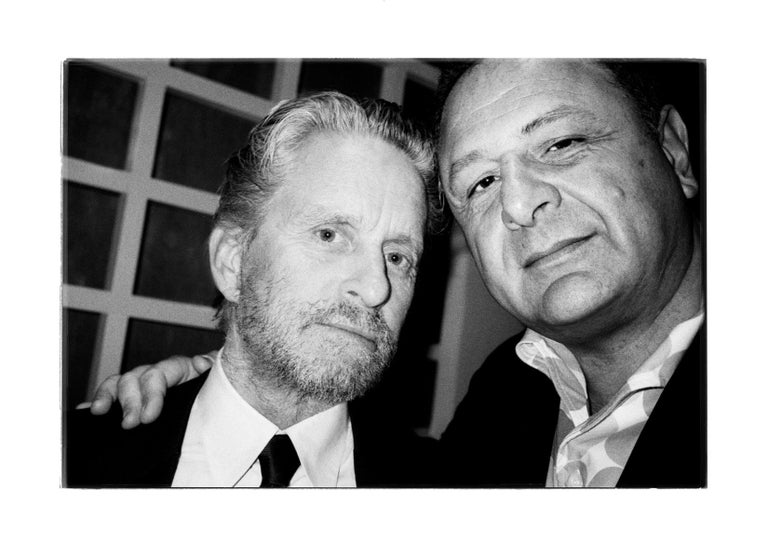 Jean Pigozzi - Michael Douglas with the artist, New York For Sale at ...