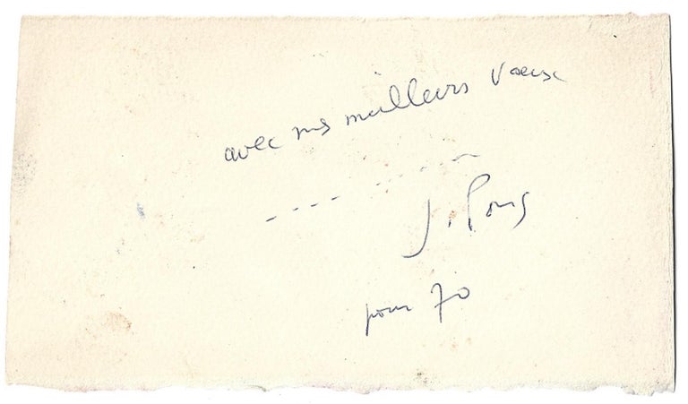 Jean Pons - Composition - Original Oil Pastels by Jean Pons - 1970 For ...