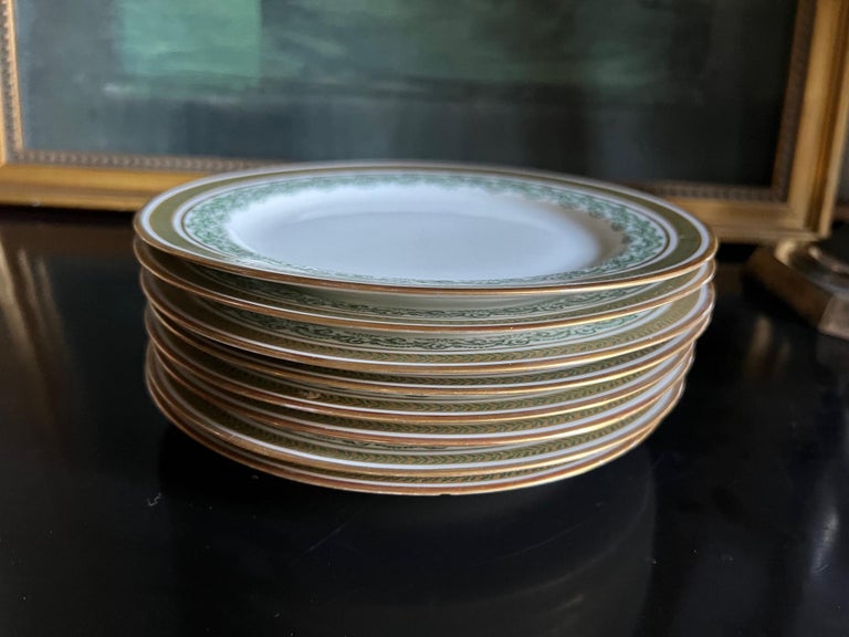 Jean Pouyat Limoges Salad / Dessert Plates-Set of 8, circa 1890s For ...