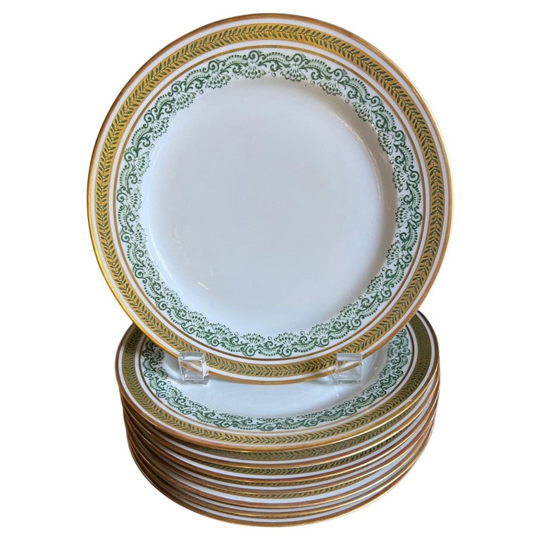 Jean Pouyat Limoges Salad / Dessert Plates-Set of 8, circa 1890s For ...