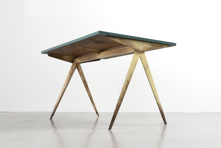 Jean Prouvé, Cafétéria N°512 Table, a.k.a 'Compas' Table, 1953 For Sale ...