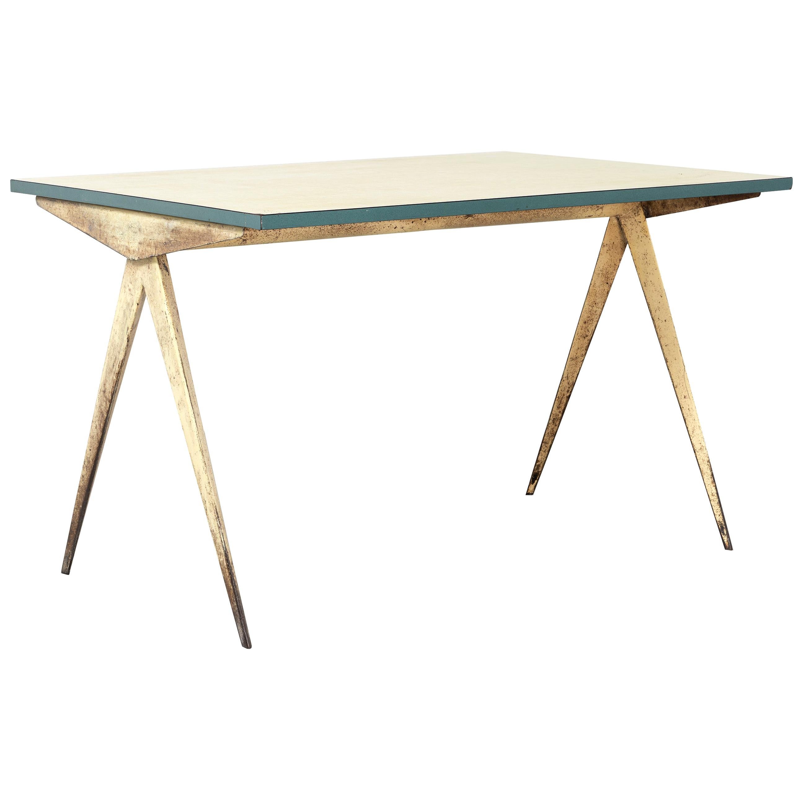 Jean Prouvé, Cafétéria N°512 Table, a.k.a 'Compas' Table, 1953 For Sale ...