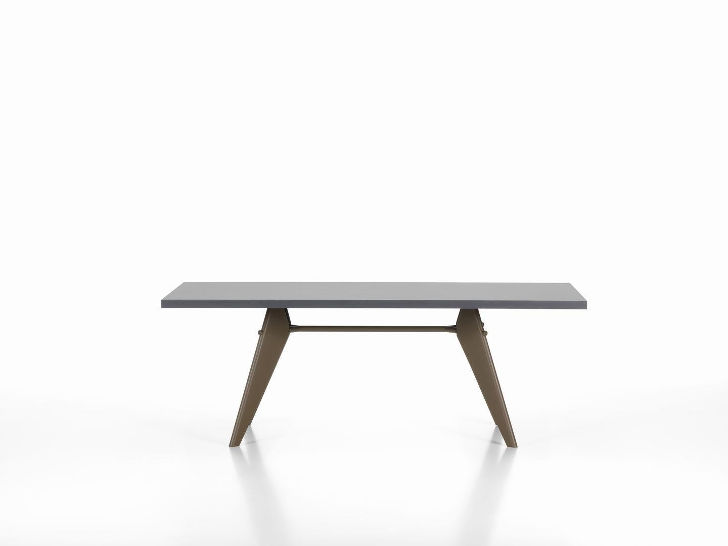 Jean Prouvé EM Table in HPL and Steel by Vitra For Sale at 1stDibs
