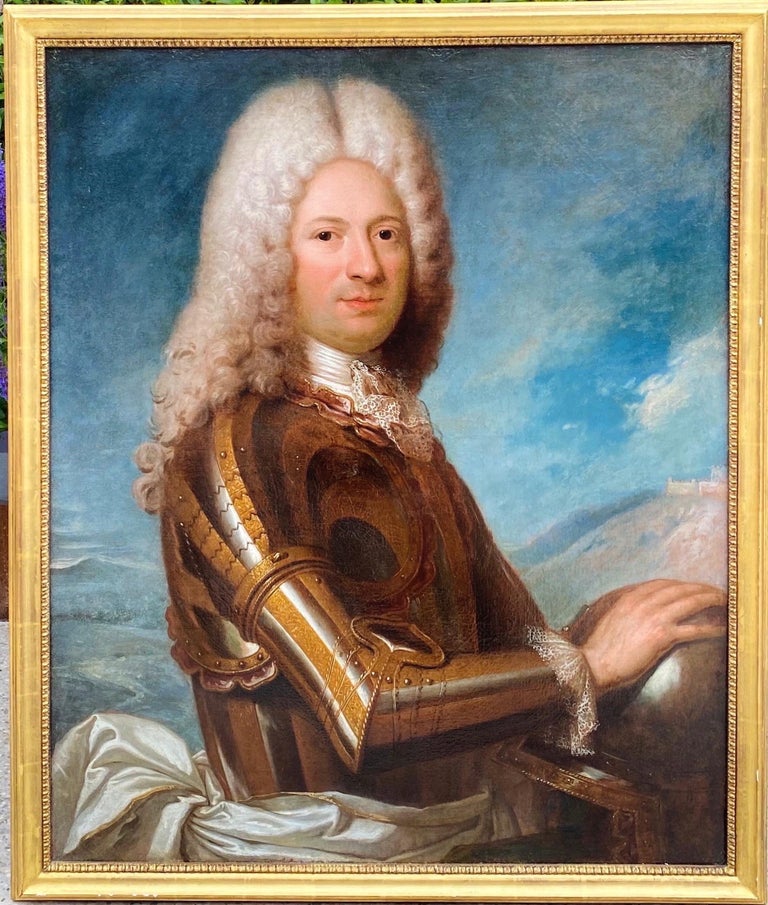 17th century French Old Master Portait of a noble man - Armour Knight ...