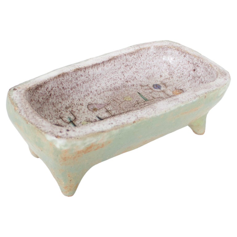 Jean Rivier French Ceramic Artist Decortive Bowl or Vide Poche For Sale ...