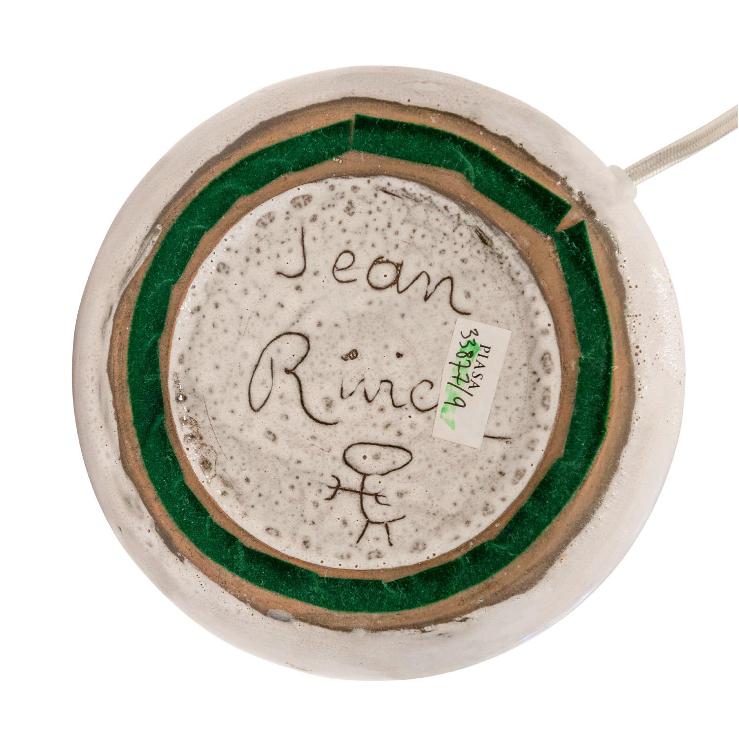 Jean Rivier Hand-Thrown Glazed Ceramic Table Lamp 1955 'Signed' For ...