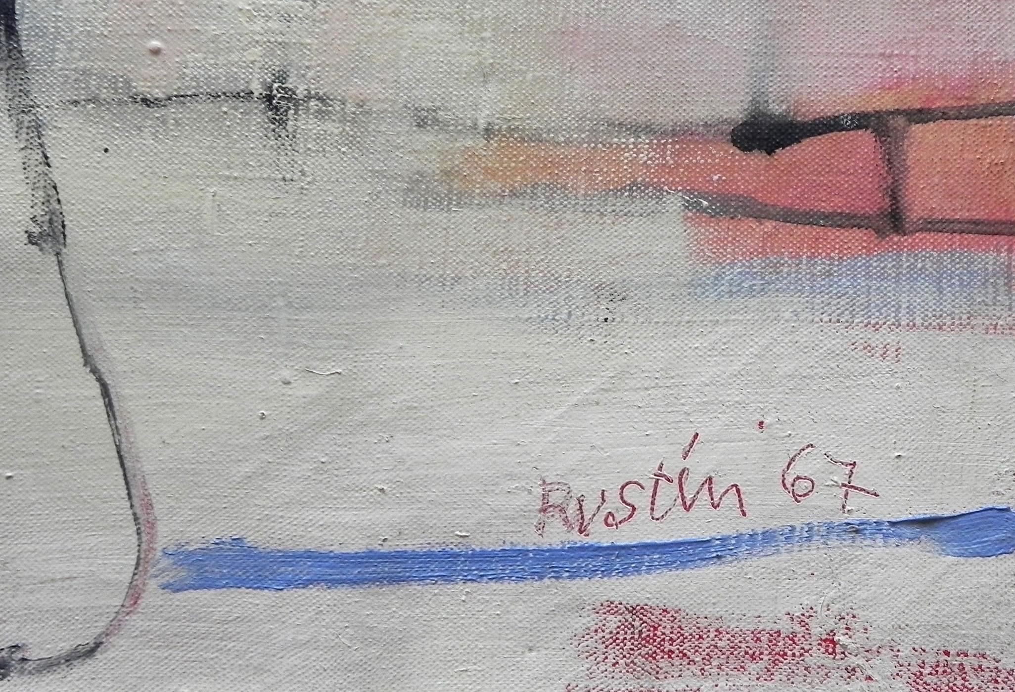 Jean Rustin - Large Lyrical French Contemporary - Post War Abstract Oil ...