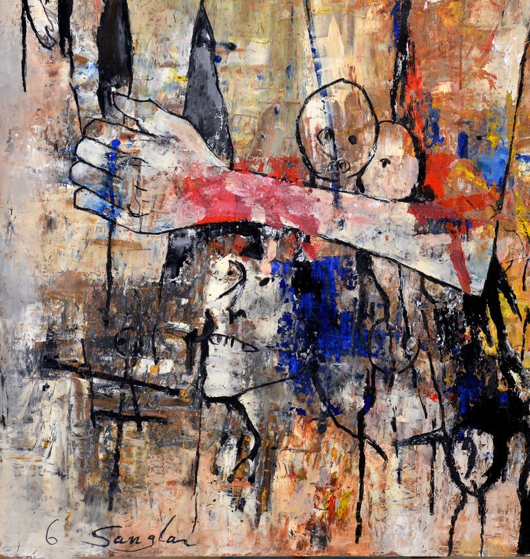 Jean Sanglar - Untitled For Sale at 1stDibs