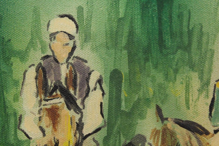 Jean Simon Labret - To The Post Oil on Canvas by Jean Simon Labret For ...