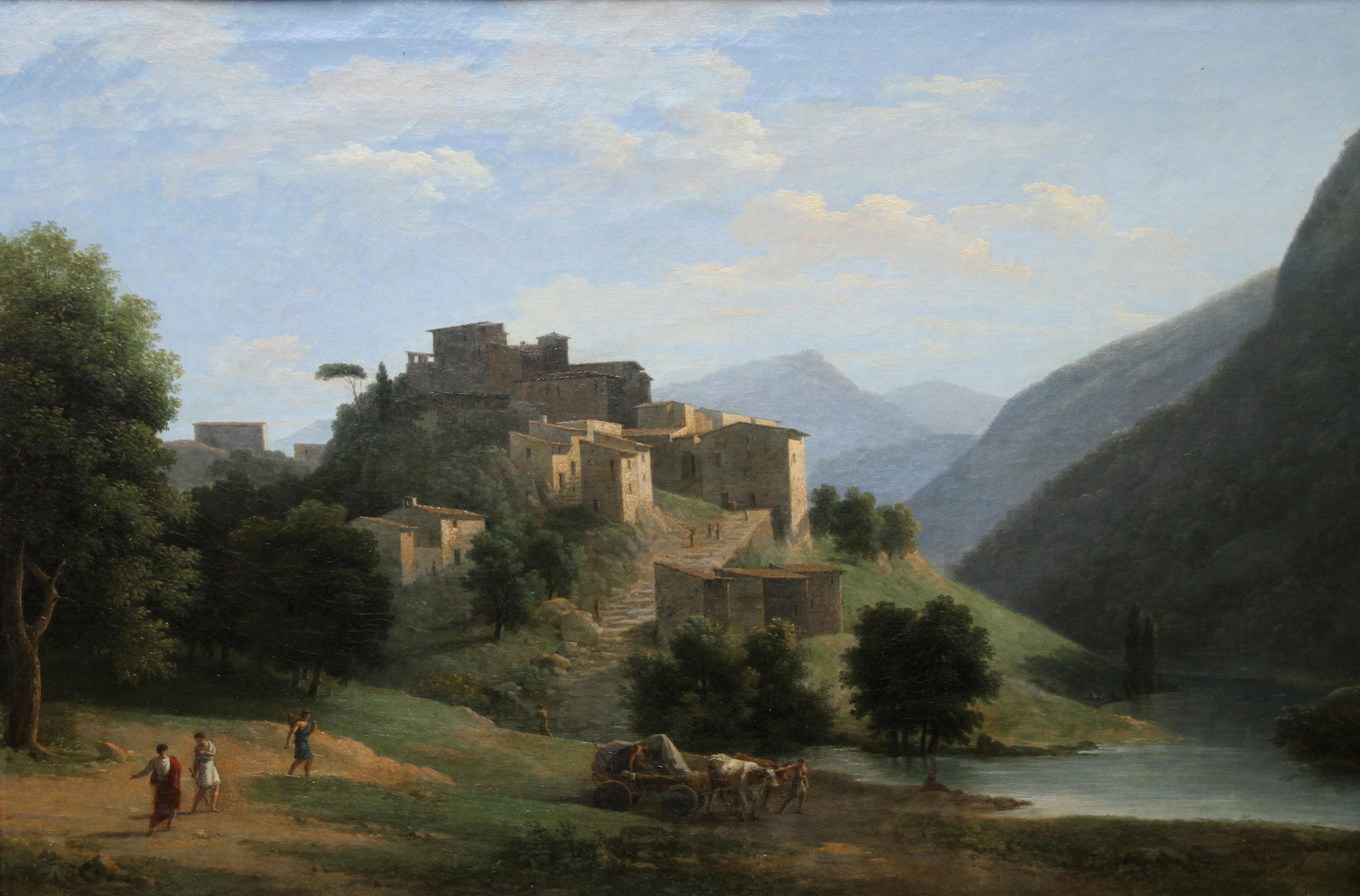 Jean Victor Bertin - Italian Mountainous River Landscape - French 19th ...