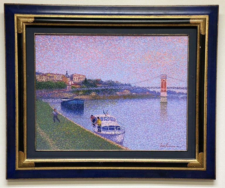 Jean Vollett - Jean Vollet Framed Trevoux La Saone For Sale at 1stDibs