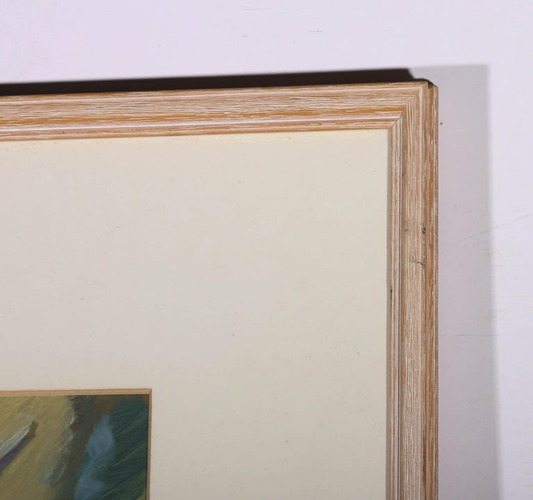 Jean Webster - Jean Webster - Mid 20th Century Acrylic, Heron In Caves ...