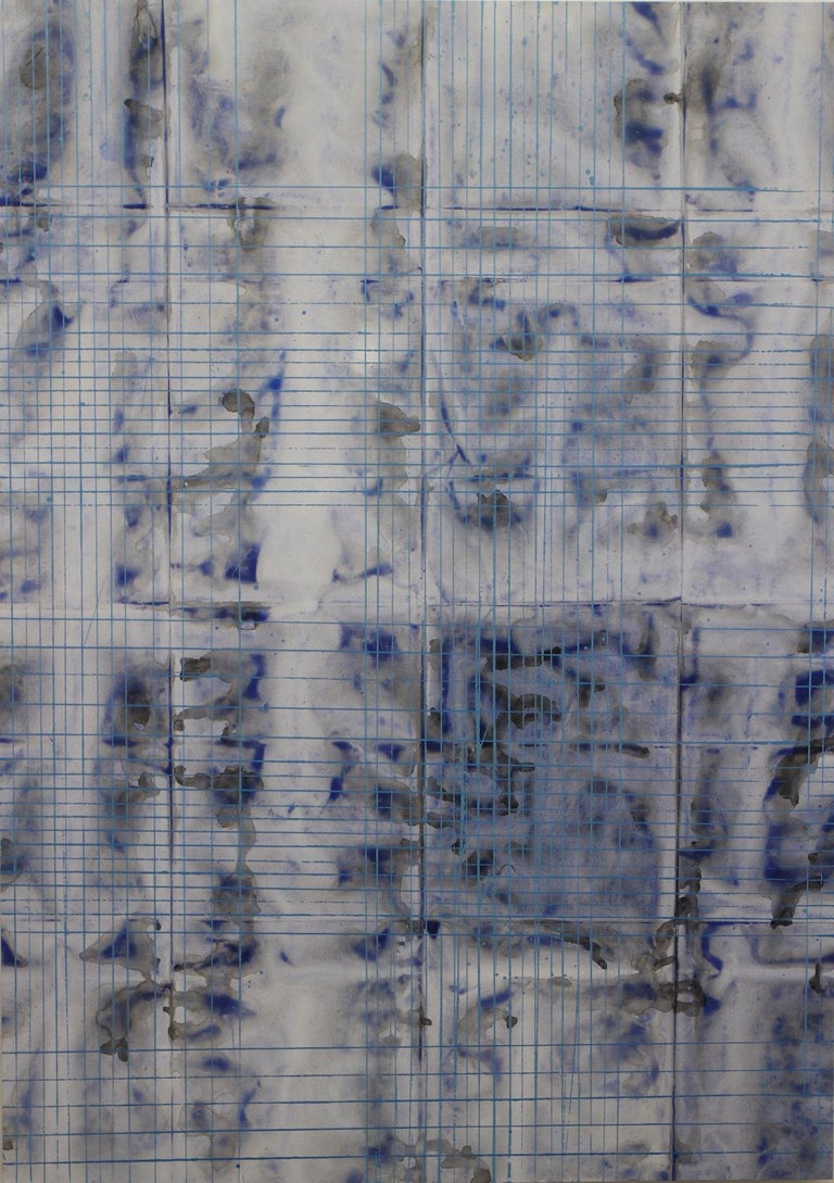 Jean Wolff - Plaid Painting 17, Plaid on Rectangular Canvas Painting ...