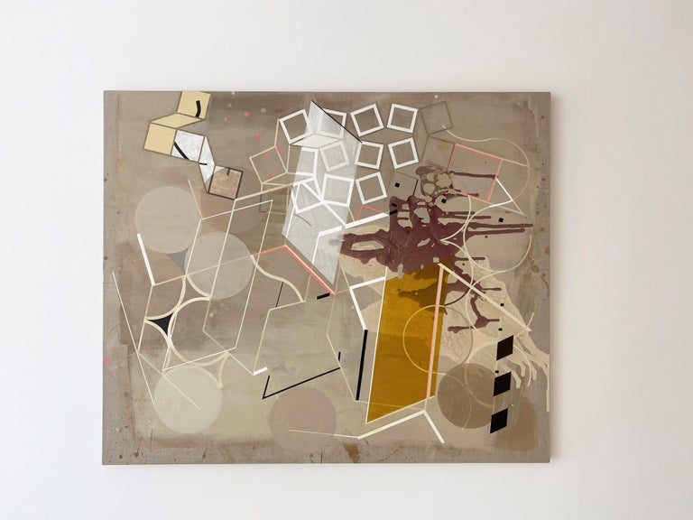 Jeanette Fintz - Disturbance in the Field (Abstract Geometric Painting ...