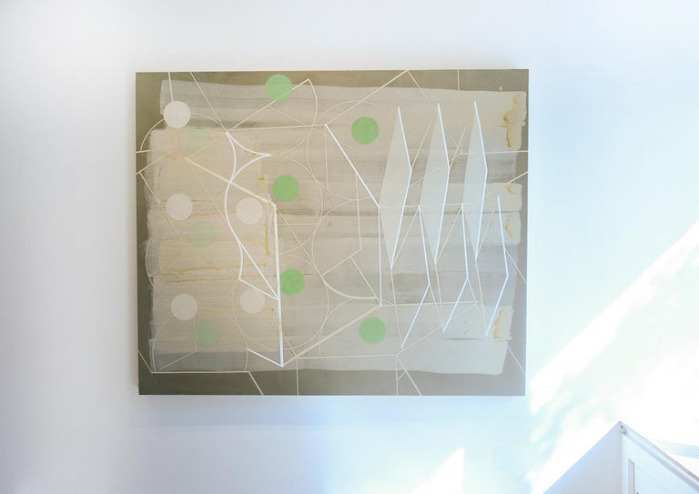 Jeanette Fintz - Passing Through #1 (Geometric Abstract Painting in ...