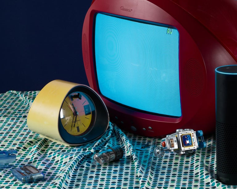 Jeanette May - “Fiber Optics” Space Age Still-Life from Tech Vanitas ...